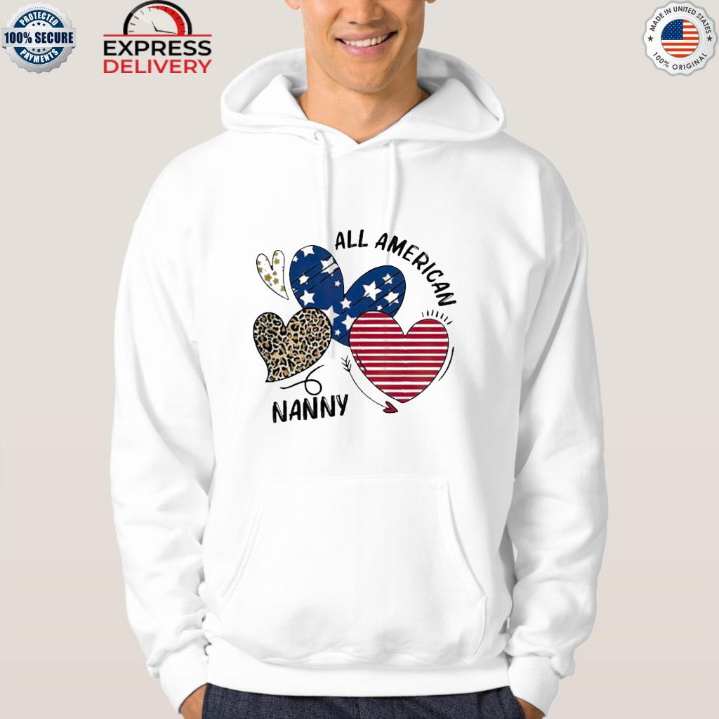 All American Nanny Flag Shirt, hoodie, sweater, long sleeve and tank top