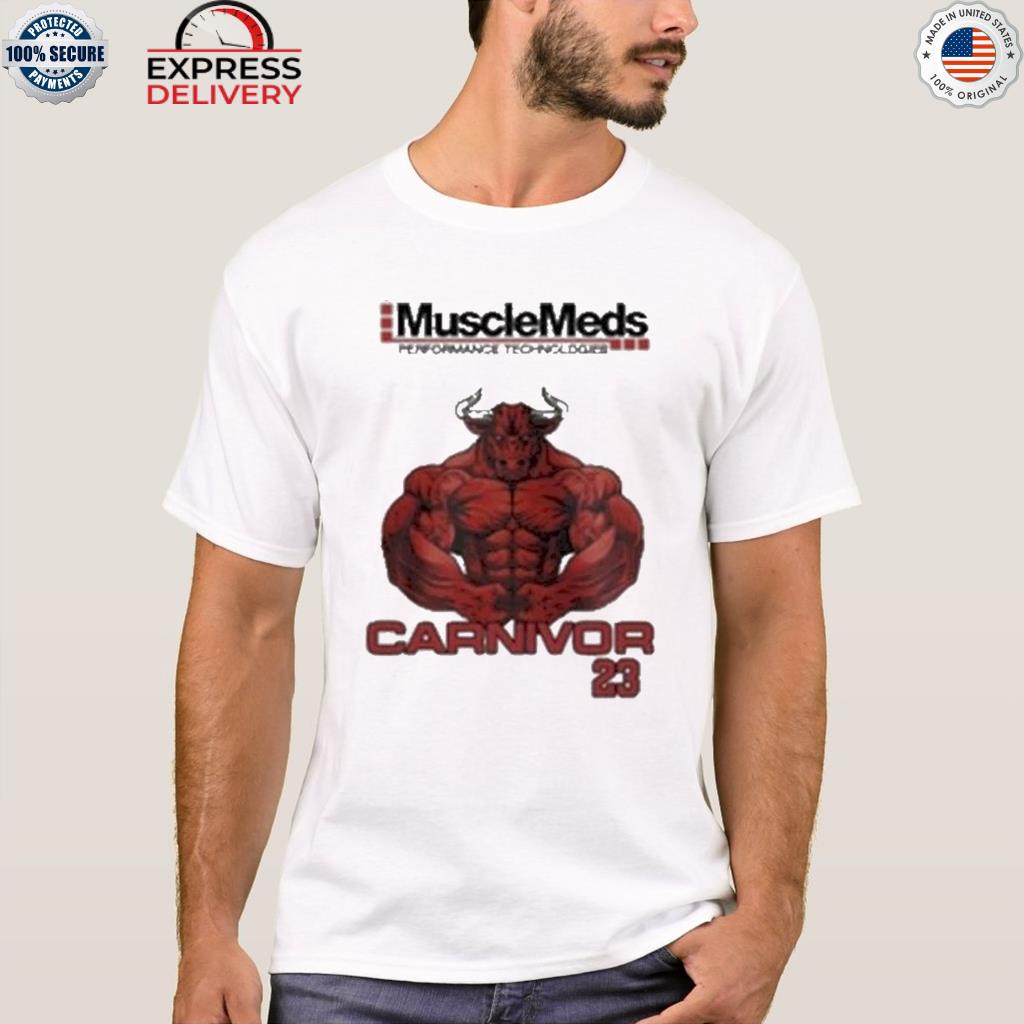 Official musclemeds performance technologies carnivor 23 2022 shirt