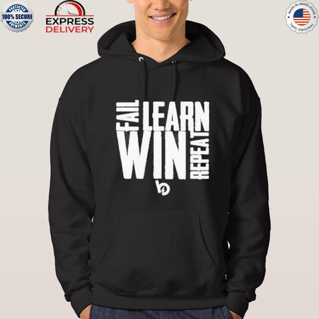 Trevor bauer fail learn win repeat shirt, hoodie, sweater, long sleeve ...