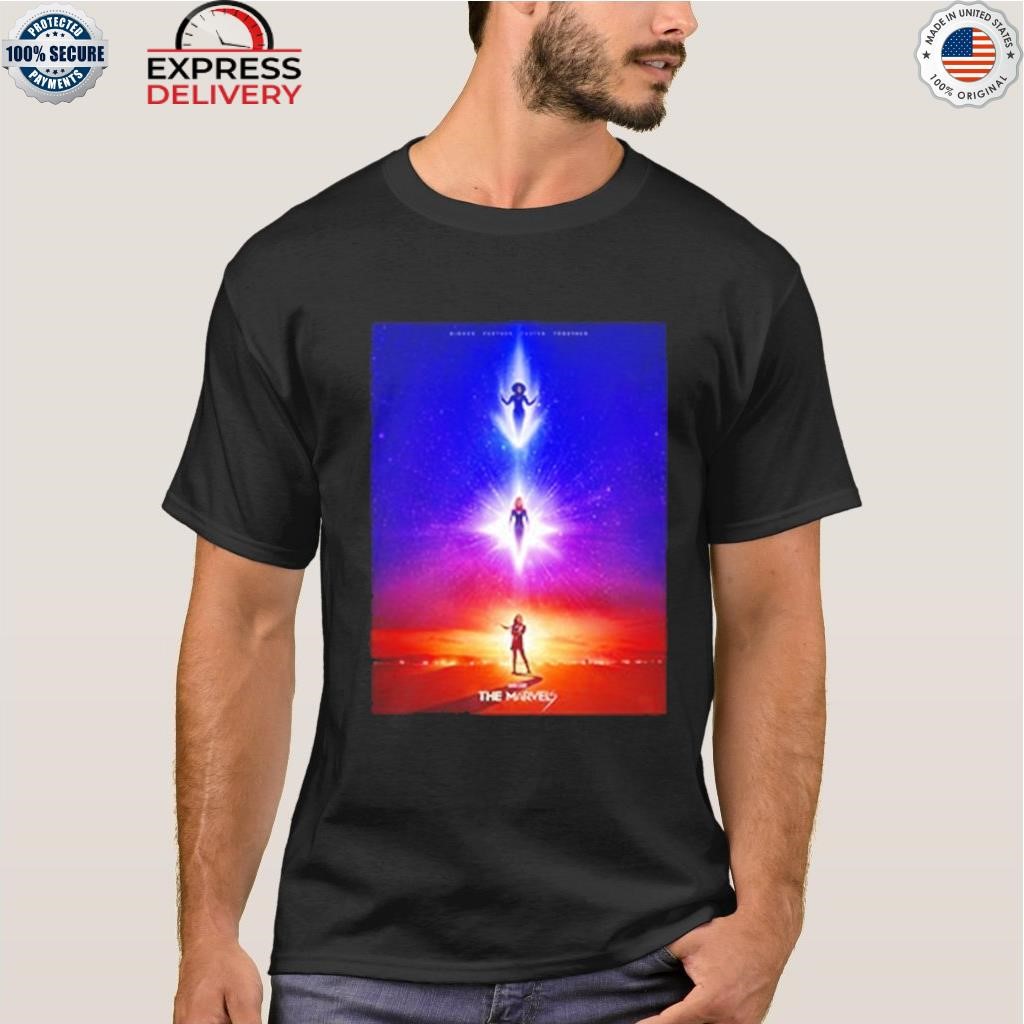 The marvels official poster of marvel studios higher further faster ...