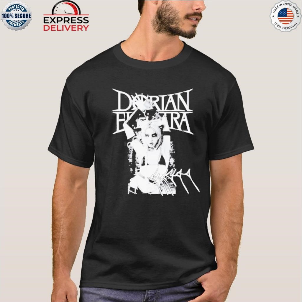 Dorian electra logo photo shirt, hoodie, sweater, long sleeve and tank top