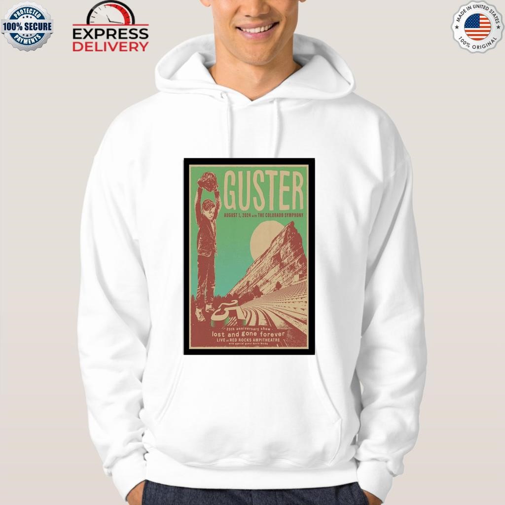 Morrison, CO Guster August 1, 2024 Red Rocks Amphitheatre Poster T ...
