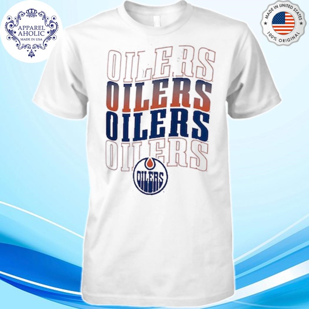 Edmonton oilers starter four team name logo fleece shirt, hoodie ...