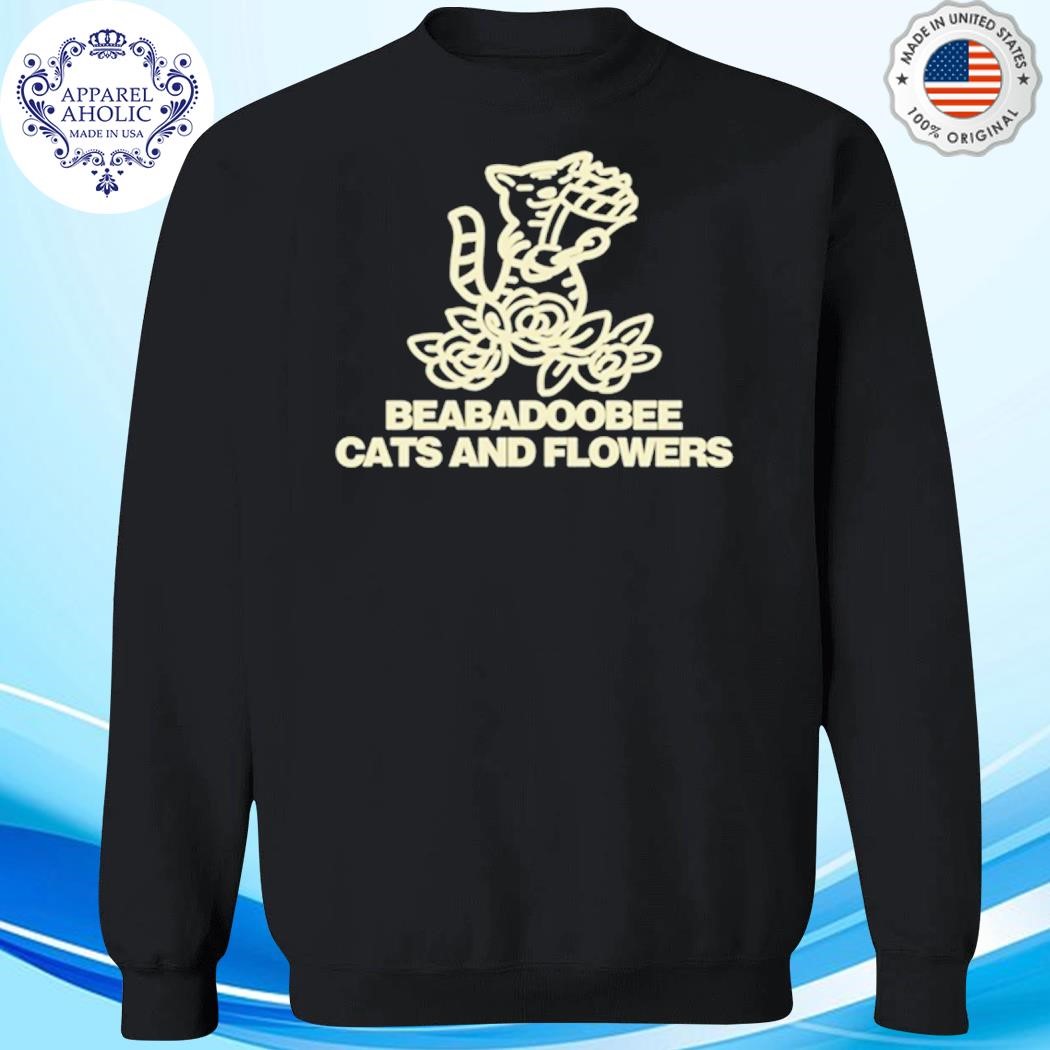 Beabadoobee Cats And Flowers Shirt, hoodie, sweater, long sleeve and ...