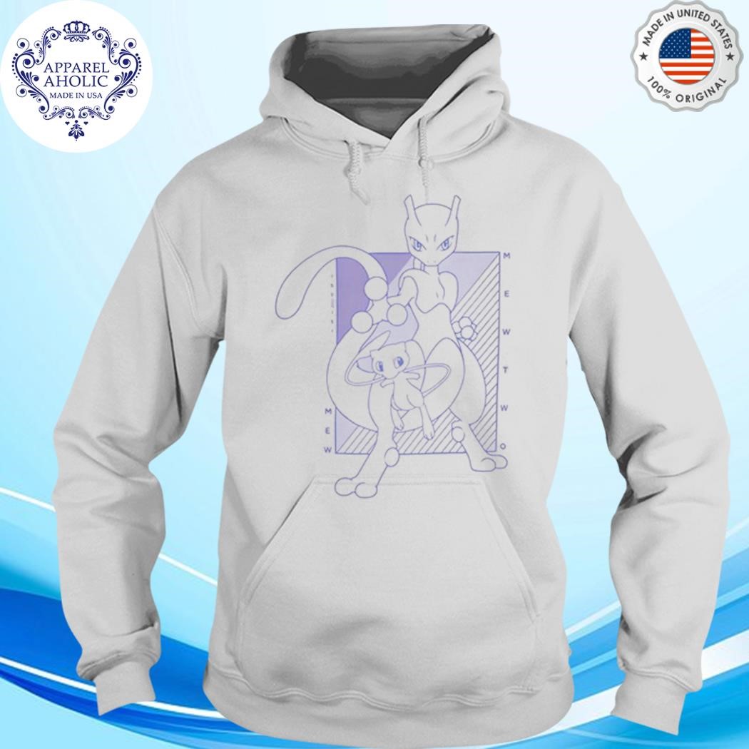 Pokemon Mewtwo & Mew Tonal Portrait Shirt, hoodie, sweater, long sleeve ...