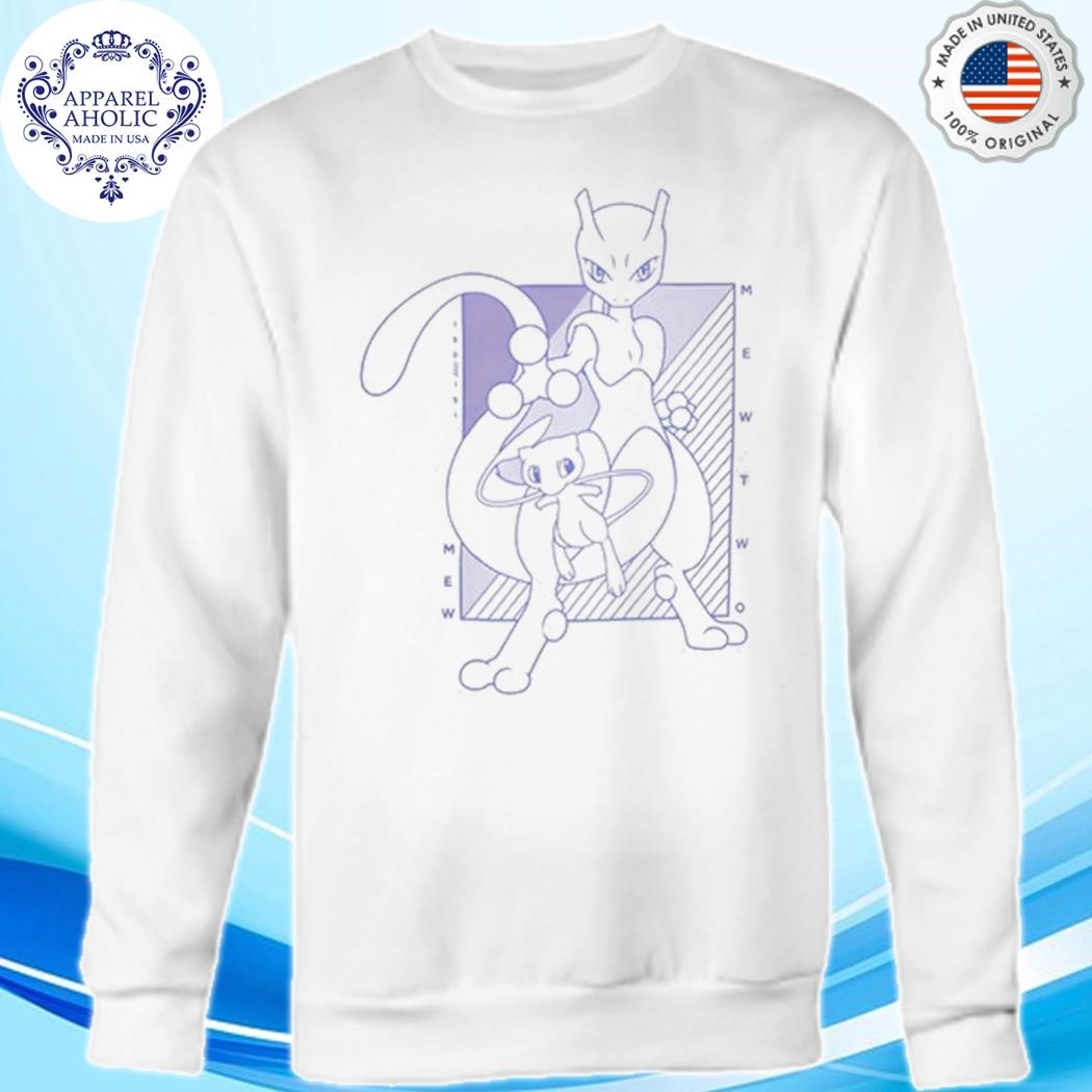 Pokemon Mewtwo & Mew Tonal Portrait Shirt, hoodie, sweater, long sleeve ...